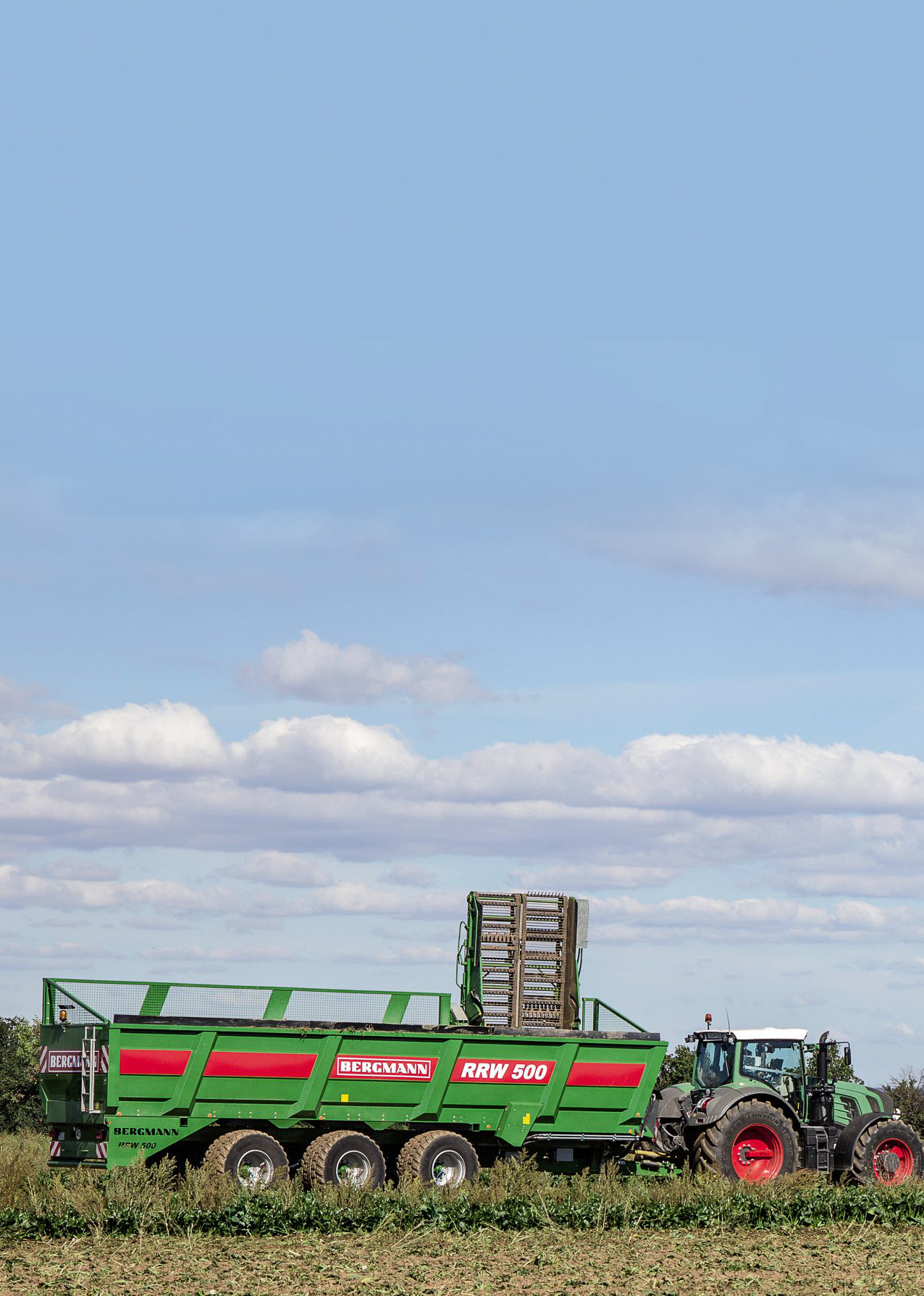 Bergmann RRW500 beet cleaning chaser bin - Profi