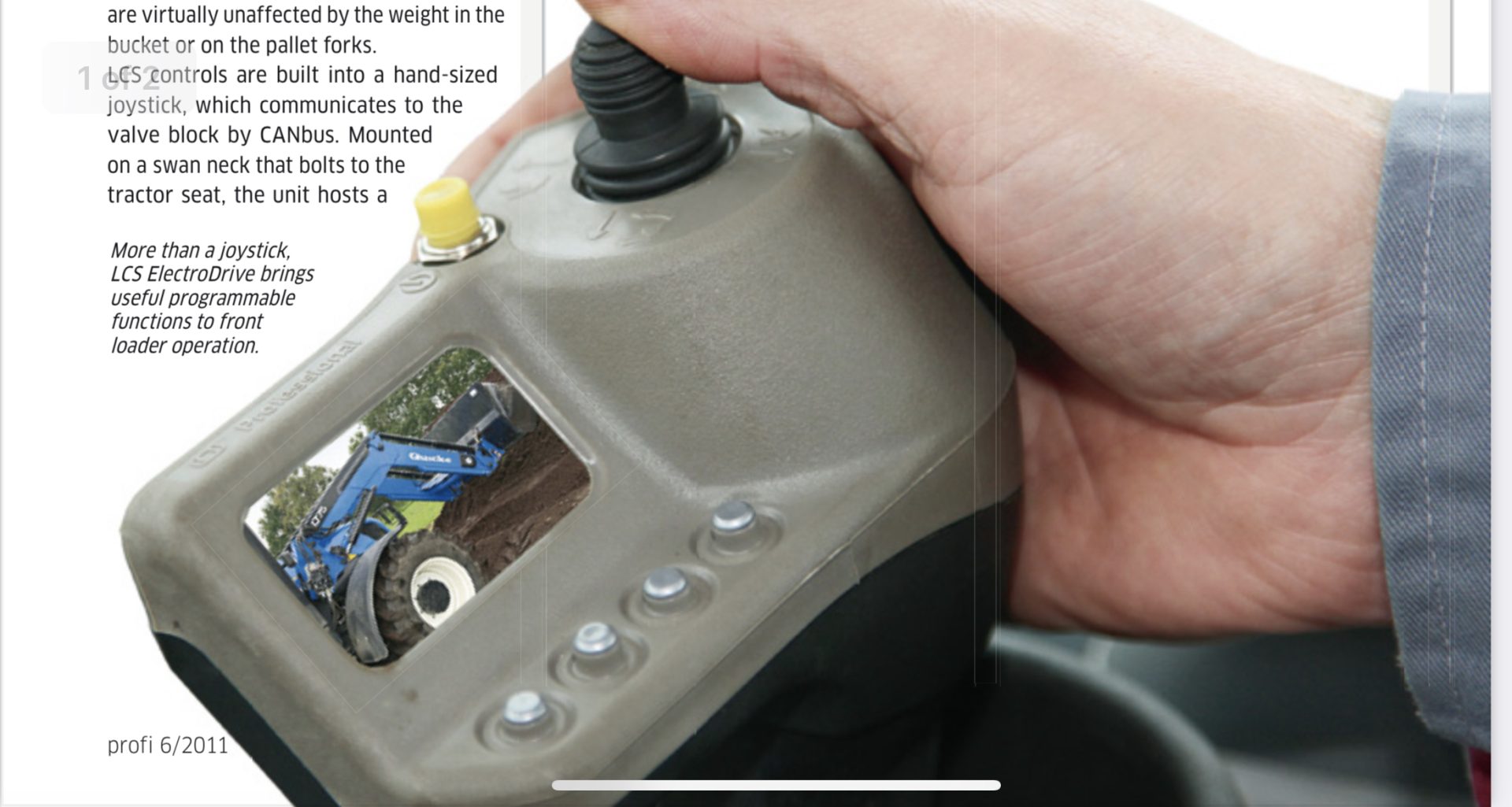 Driving Impression: Alö LCS ElectroDrive Professional loader control ...