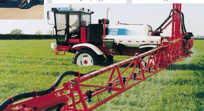 Gem Emerald self-propelled sprayer: - Profi