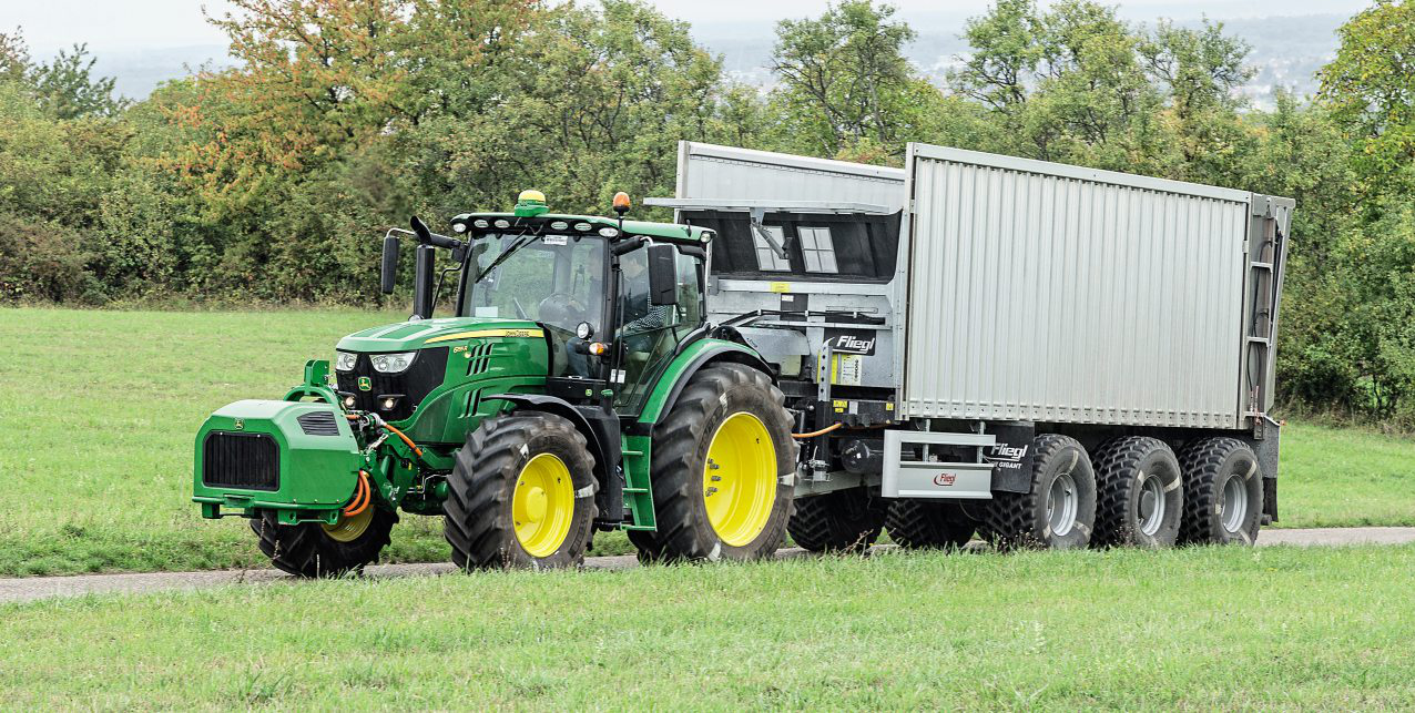 John Deere plus Fliegl Smart Drive Control - Profi