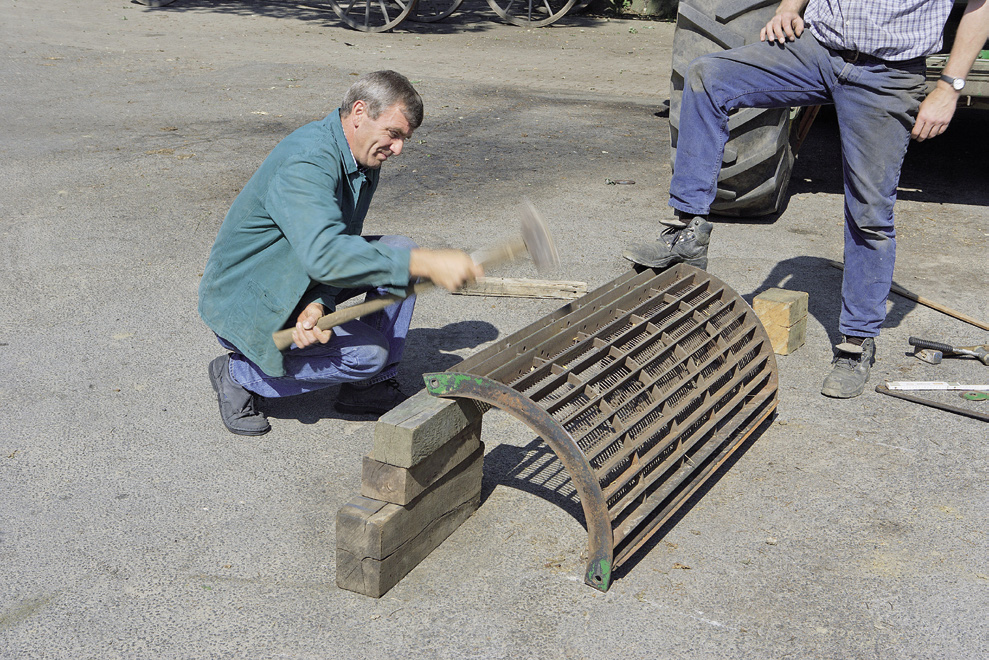 - Pre-season concave inspection and repair - Profi