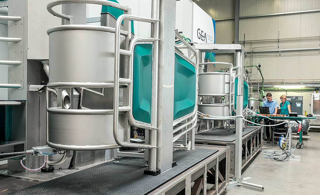 GEA DairyRobot R9500 two-box milking robot: 30% electricity saving - Profi