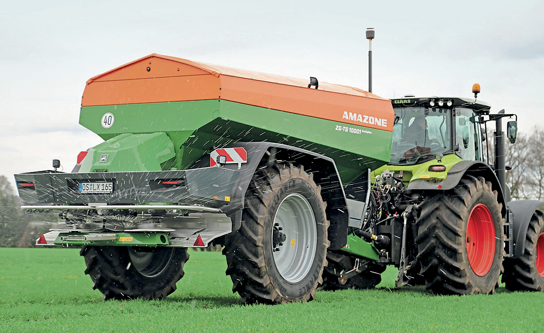 Amazone ZG-TS 10001 Profis Pro fertiliser spreader: TS goes big - Profi