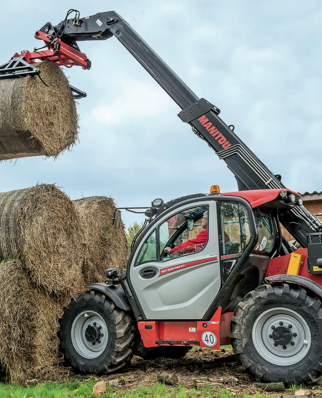 Manitou MLT 635-140 V+ Elite telehandler: Moving materials in comfort ...