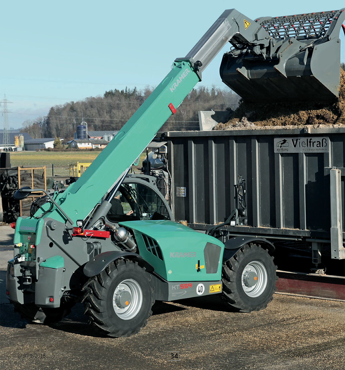 Kramer KT559 telehandler: Going it alone - Profi