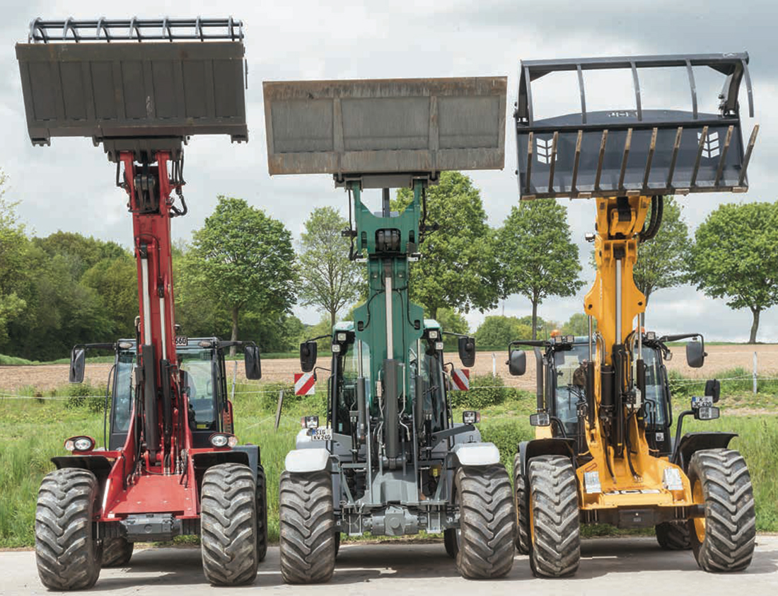 Telescopic wheeled loaders — Part 2: Telescopic trio at work - Profi