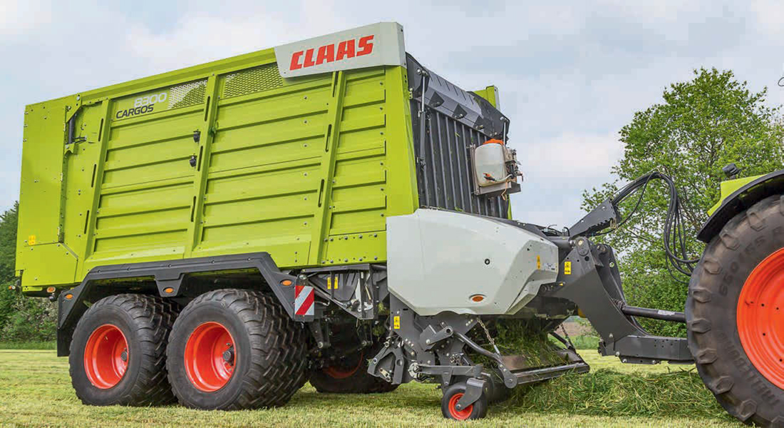 Claas Cargos 8300 forage wagon: Just short - Profi