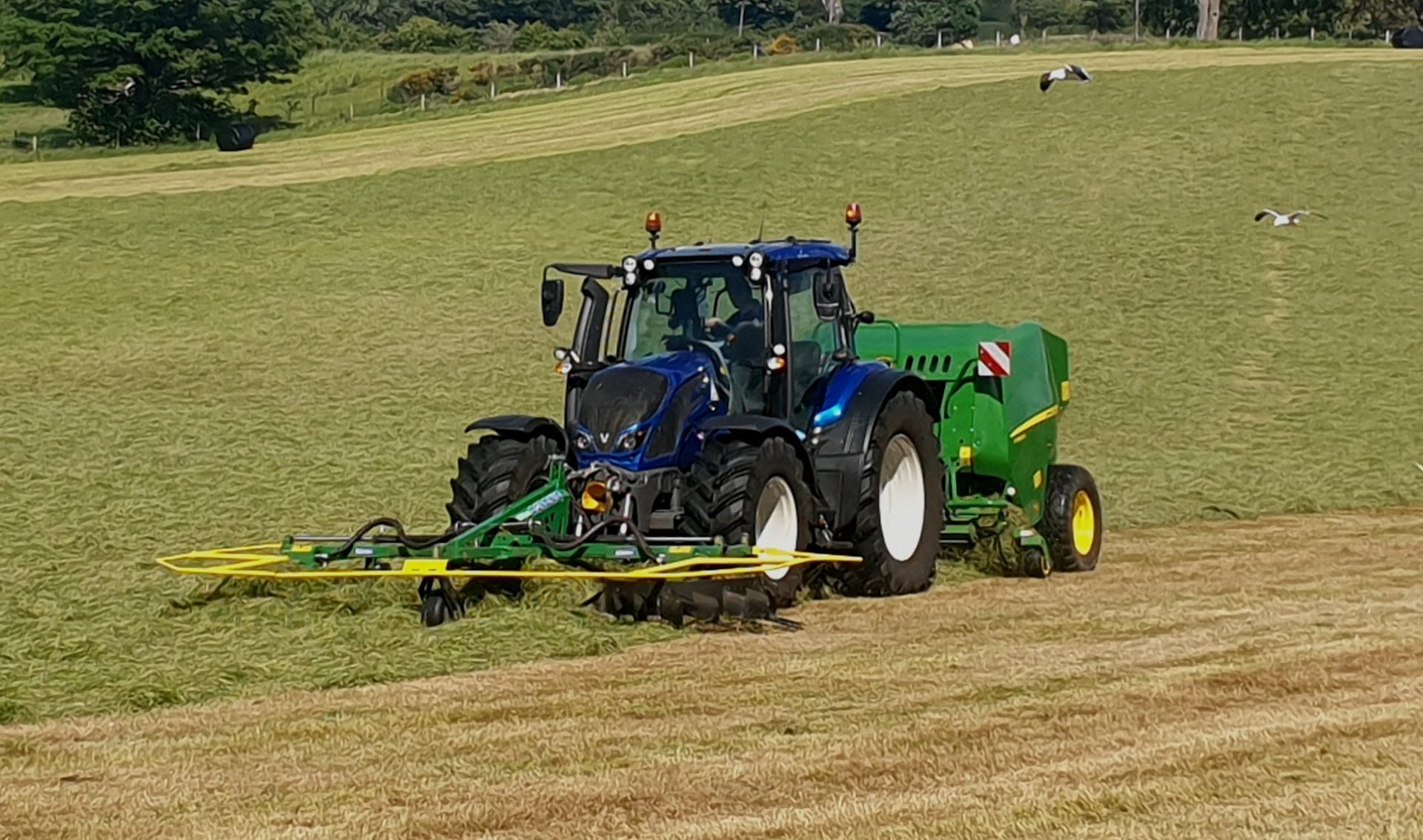 Finnish front-mounted rakes arrive in the UK - Profi