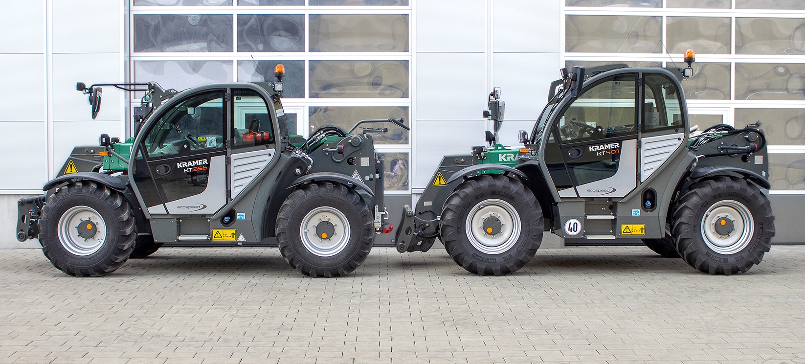 Higher cab option on Kramer telehandlers - Profi