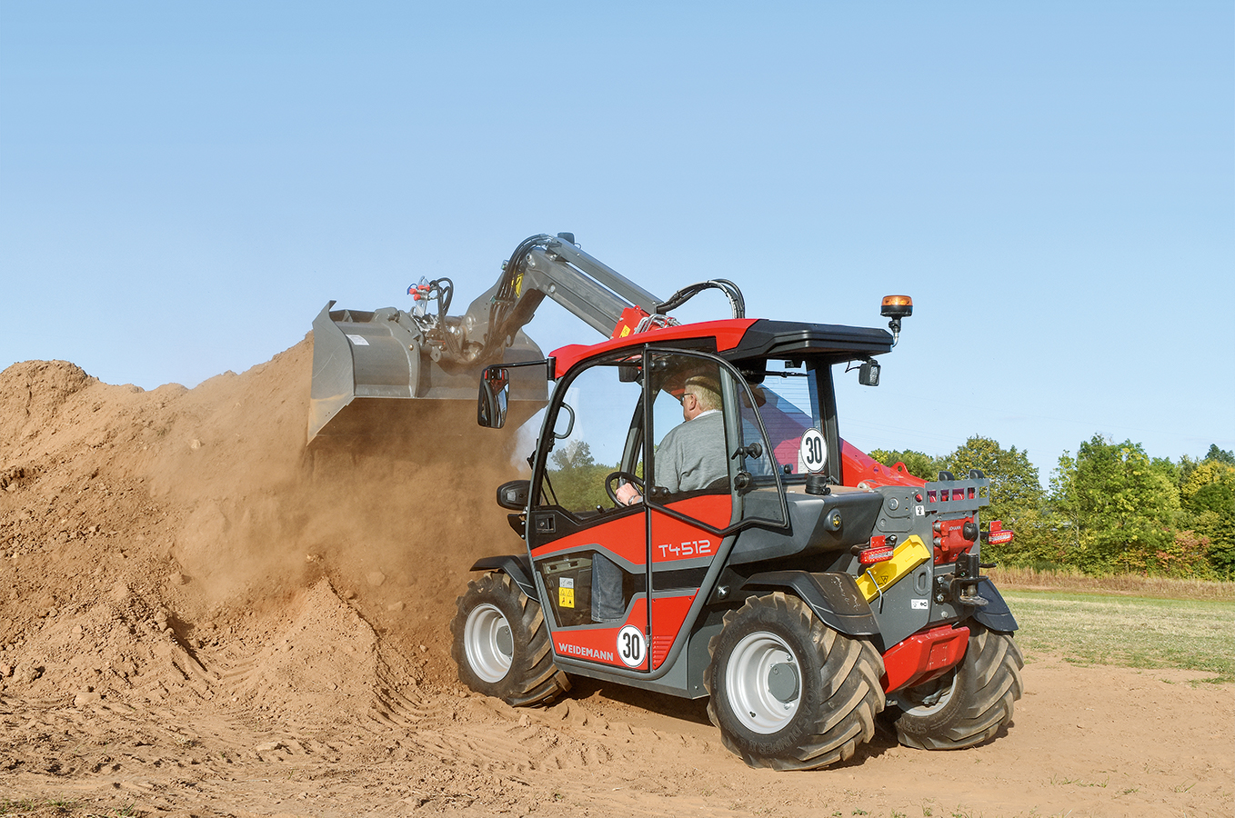 Weidemann T4512 telehandler: Little lift - Profi