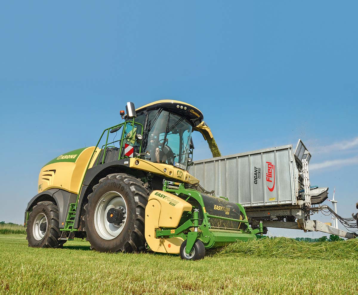 Krone Big X 630 self-propelled forager: The little Big - Profi