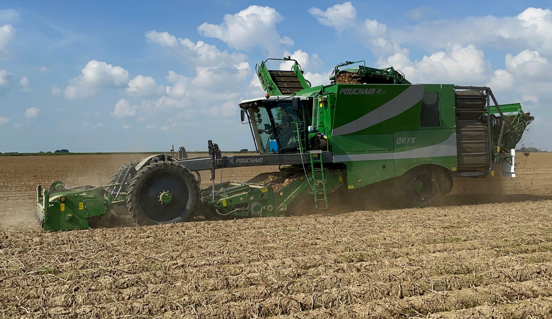 Four-row Pouchain potato harvester - Profi