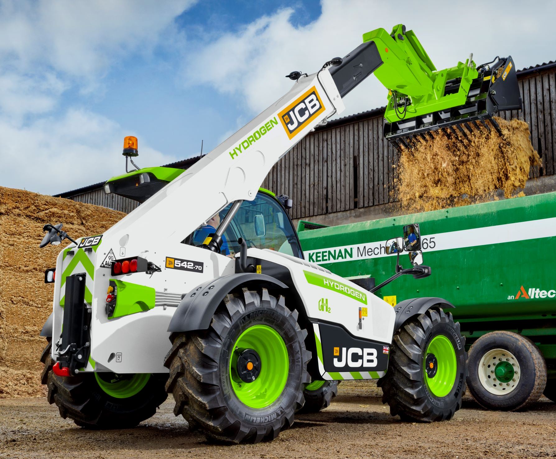 JCB tests hydrogen powered telehandler - Profi JCB tests hydrogen powered telehandler - Profi