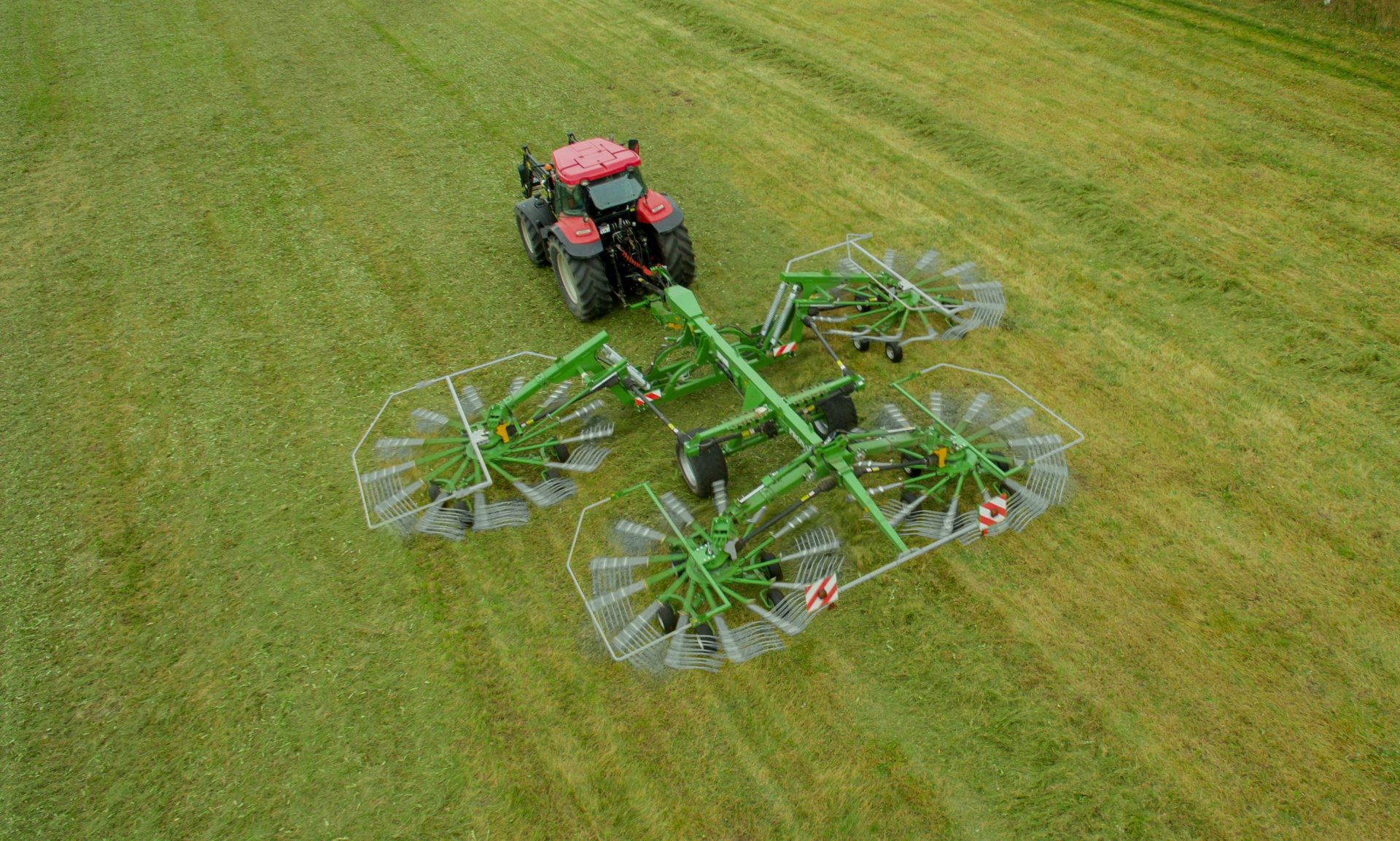 First Pronar four-rotor rake - Profi