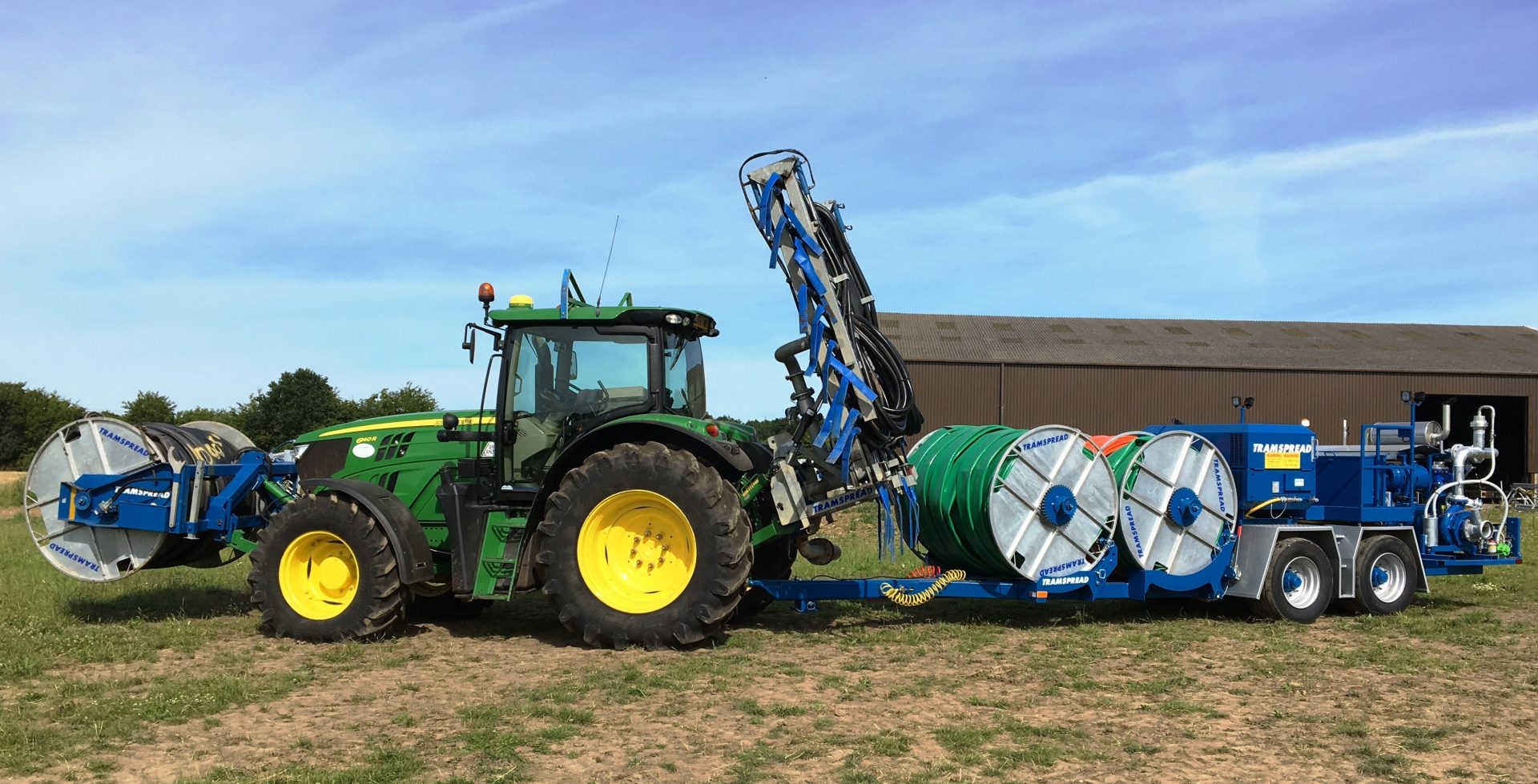 Remote controlled slurry hose trailer - Profi