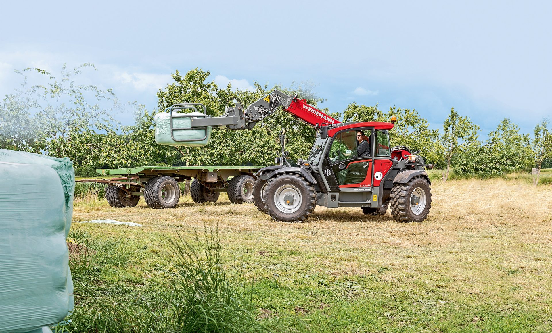 Weidemann T7042 telehandler: Practical Test - Profi