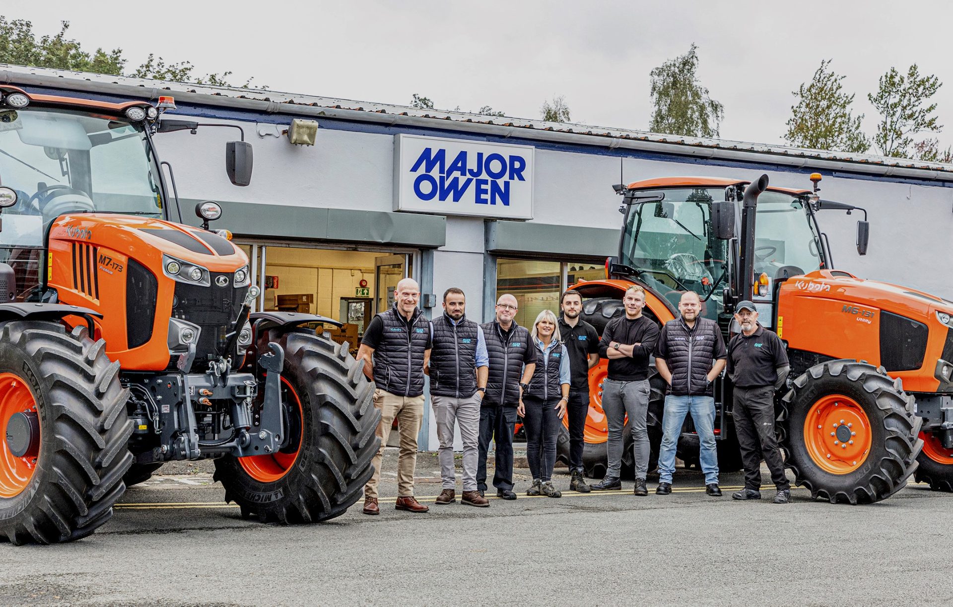 Higher HP Kubota tractors for Major Owen - Profi