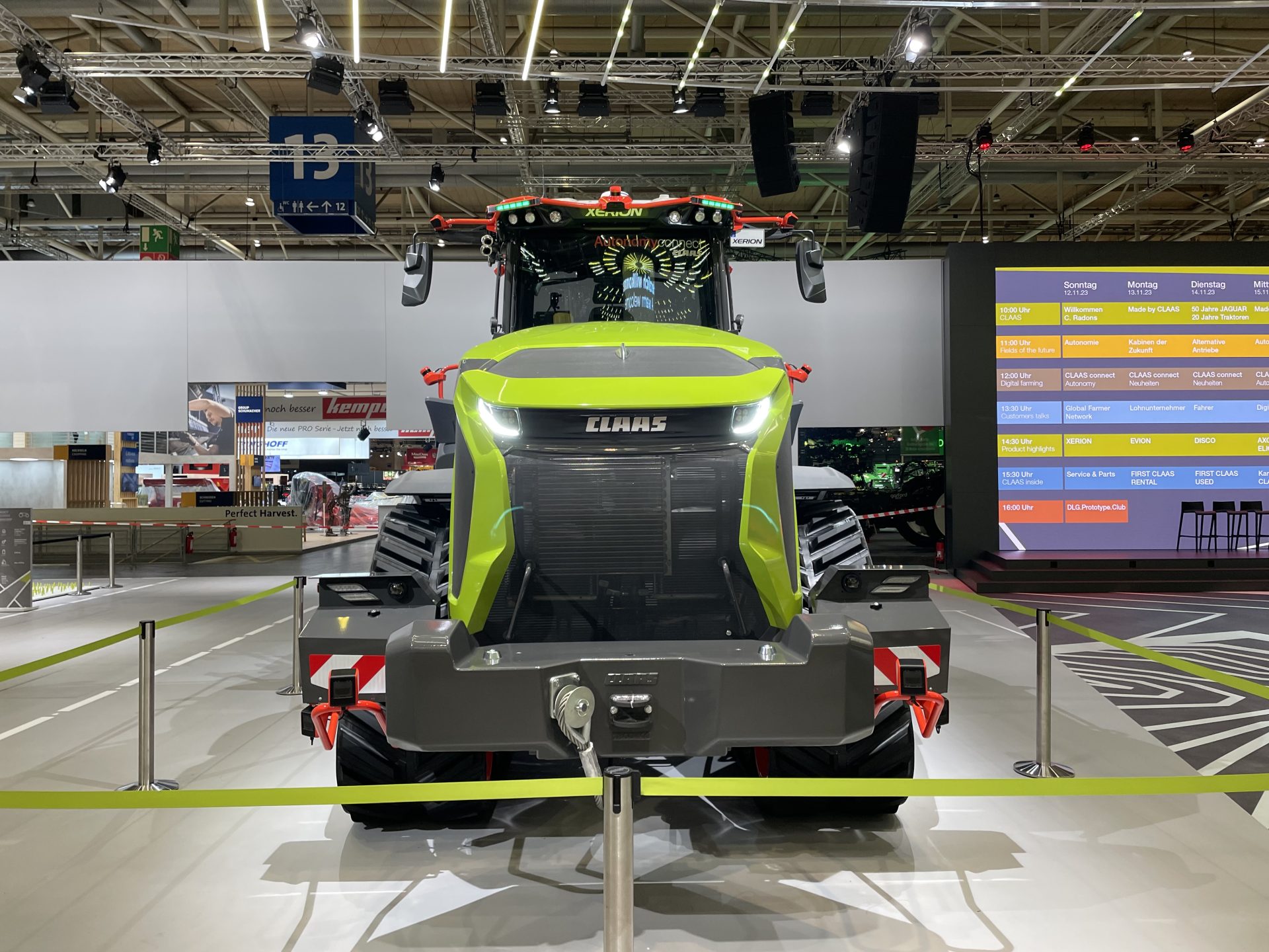 First autonomous Claas tractor - Profi