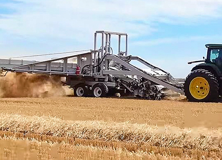 Homemade straw chopper/spreader - Profi
