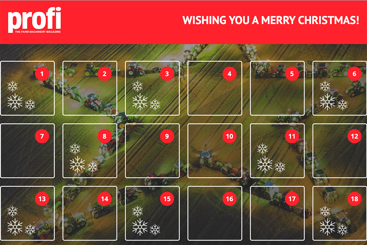 2024 profi advent calendar now live! Win farm-related prizes every day - Profi