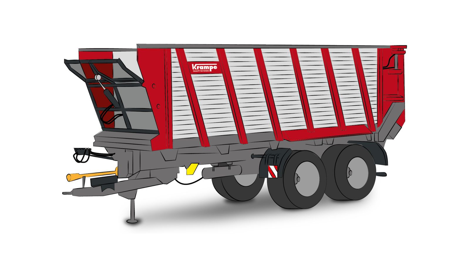 Krampe takes on Kaweco silage trailers - Profi