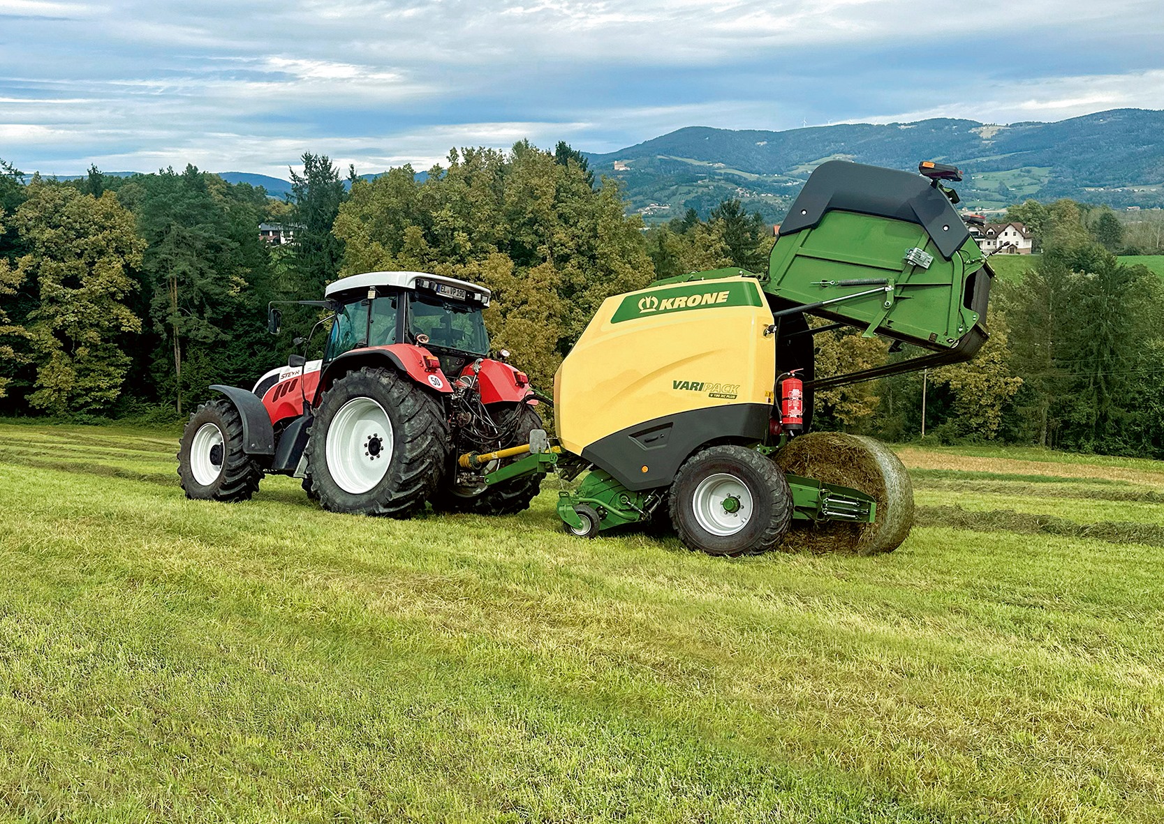 Clamp for Krone VariPack balers - Profi