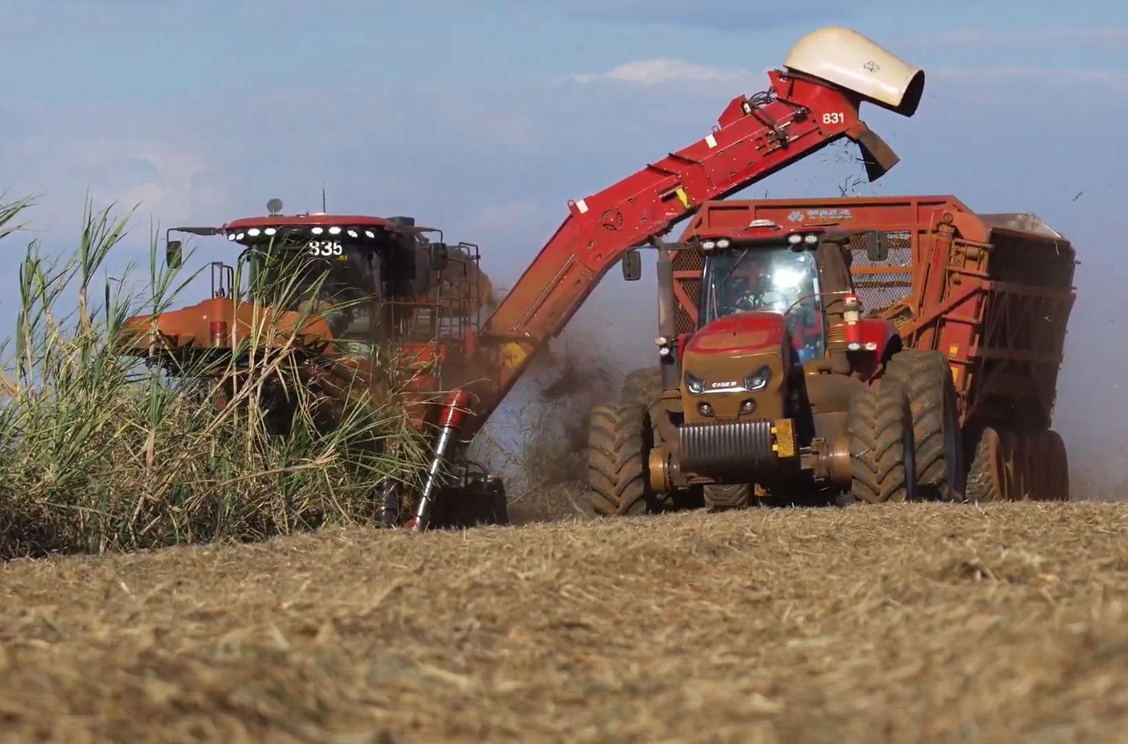 Case IH tests ethanol-powered sugar cane harvester - Profi